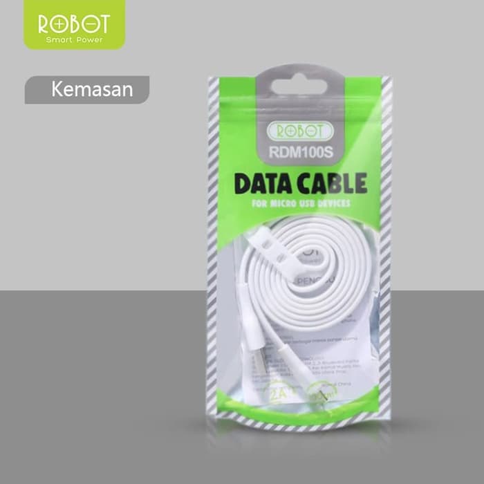 Jual Kabel Data Micro USB ROBOT 1M - RDM100S | Shopee Indonesia