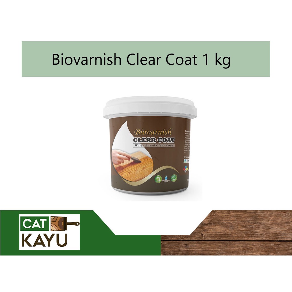 Jual Pernis Kayu Water Base Biovarnish Plitur Clear Coat 1kg Cat ...