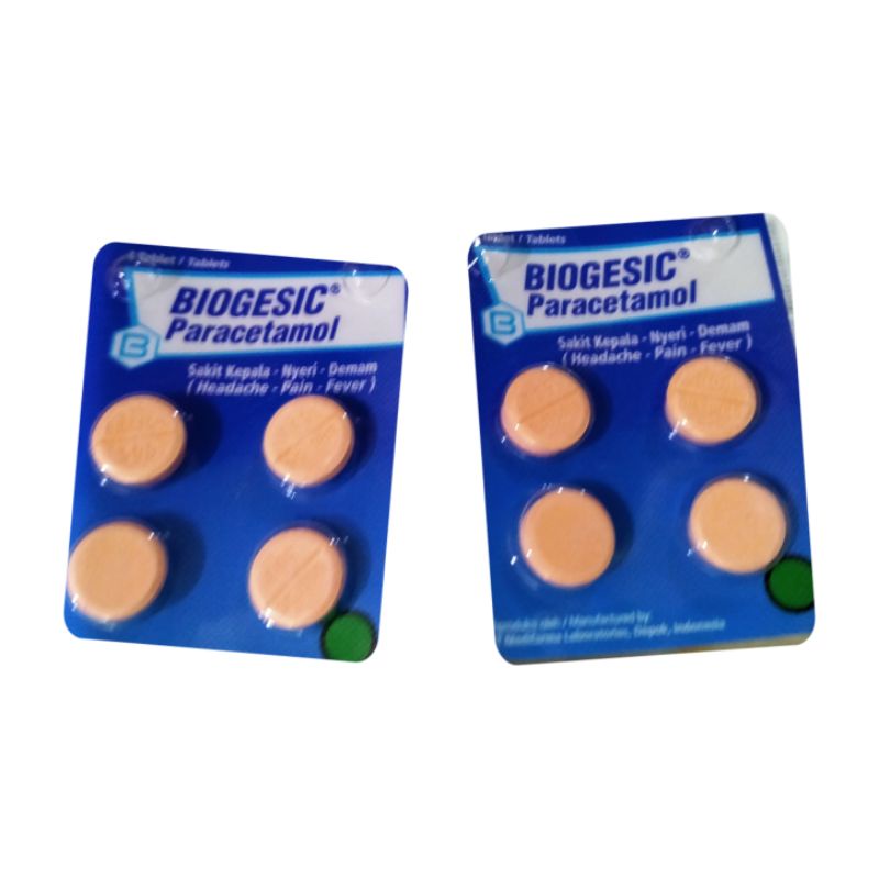 Jual Biogesic Paracetamol perstrip | Shopee Indonesia