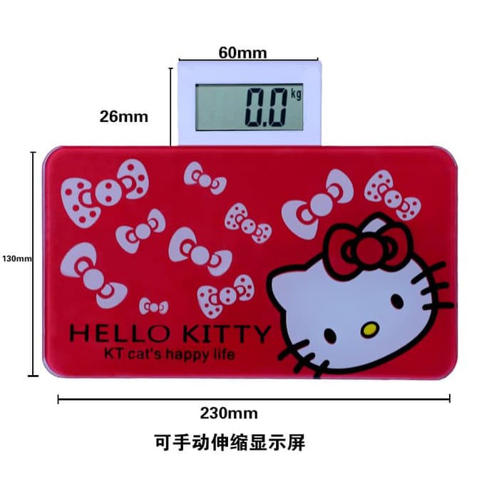 Jual Timbangan Badan Digital Mini Max 150kg / Scale / Portable HELLO ...