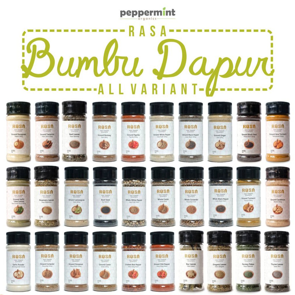 Jual (Part 1) RASA Aneka Bumbu Rempah Dapur Alami | Shopee Indonesia