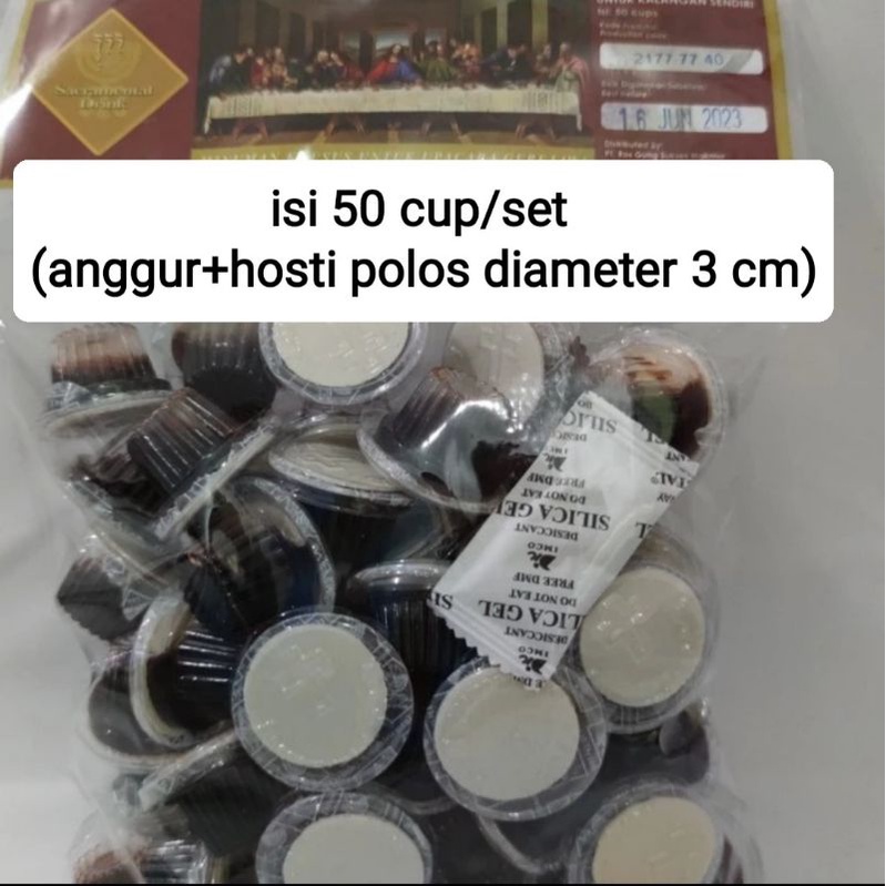 Jual Anggur Perjamuan Kudus Ros Gung paket REPACK dengan hosti polos ...