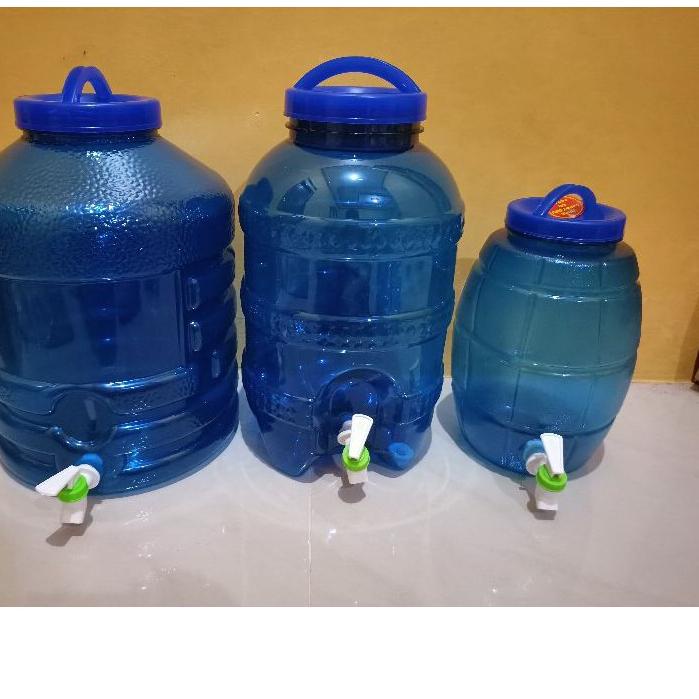 Jual galon air / botol galon + kran / galon keran pet air 5 , 8 ,12 ...