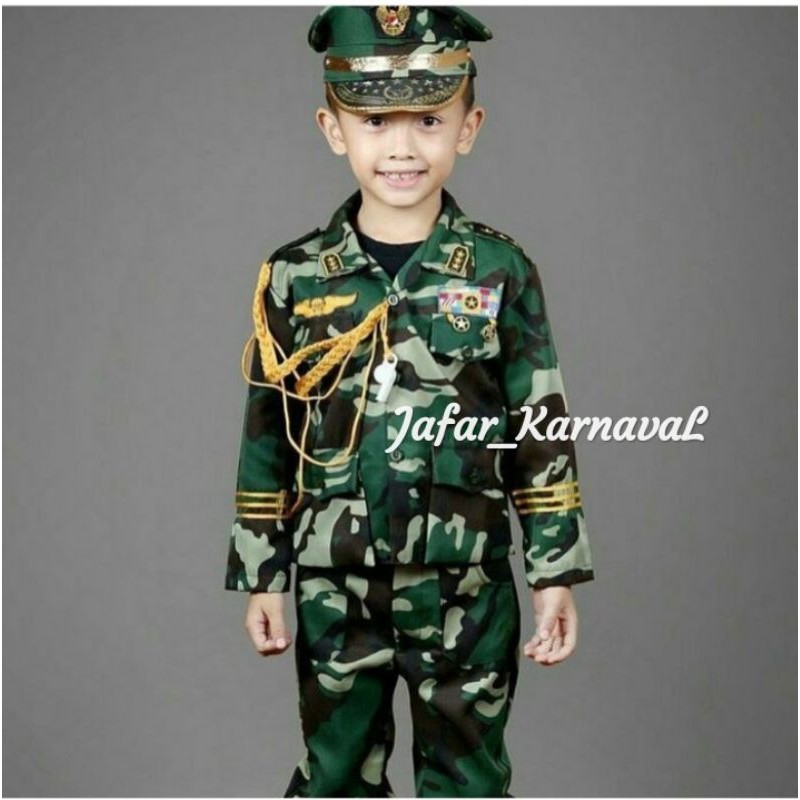 Jual BAJU JENDERAL TNI AD ANAK DORENG/BAJU TNI AD PANGKAT JENDERAL ...
