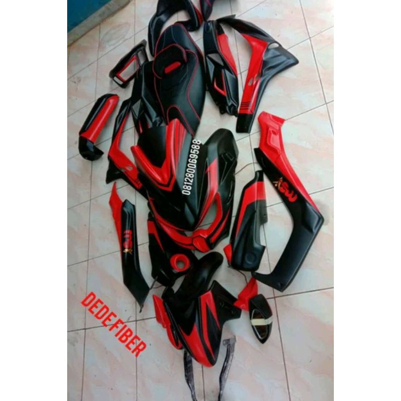 Jual fullset body predator Yamaha nmax old plus jok custom dan dudukan ...
