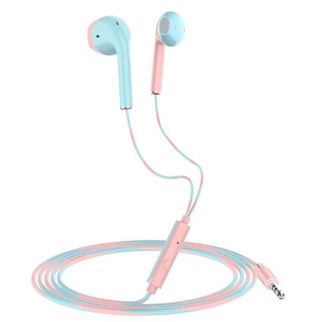 Jual Headset MACARON U24 + Mic DUA WARNA Earphone Hifi Stereo Extra ...