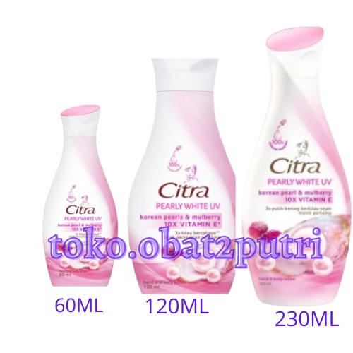 Jual Citra Hand Body Lotion pearly white | Shopee Indonesia