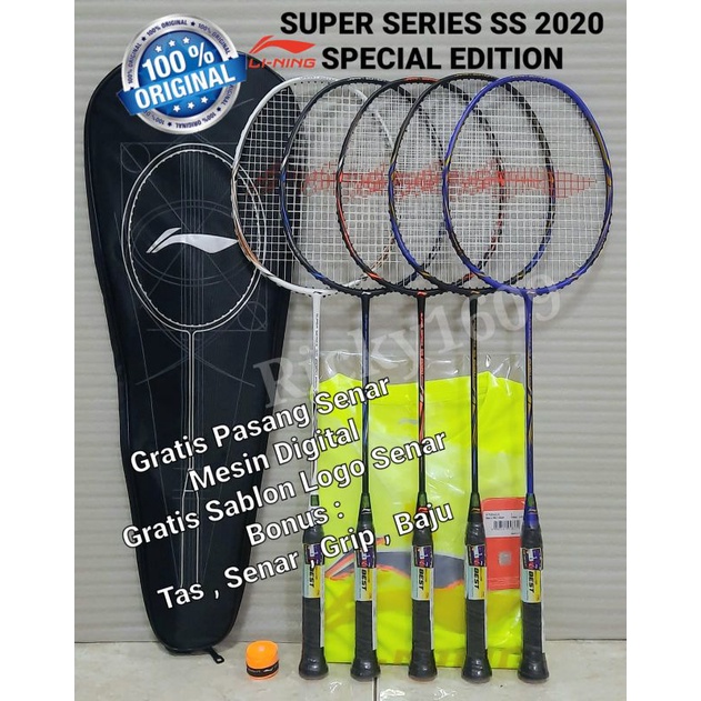 Jual RAKET BADMINTON LINING SUPER SERIES 2020 SPECIAL EDITION - RAKET ...
