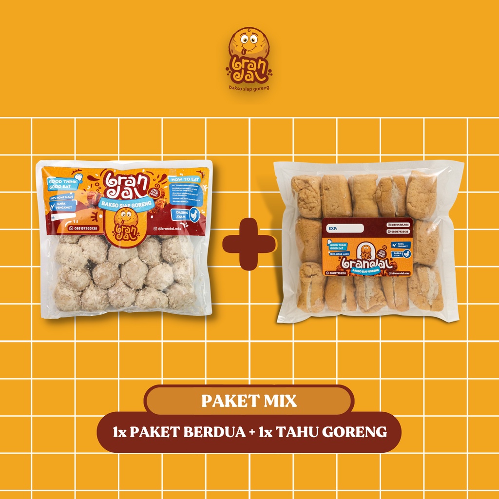 Jual PAKET MIX BAKSO TAHU GORENG FROZEN FOOD DAGING AYAM ASLI PREMIUM ...