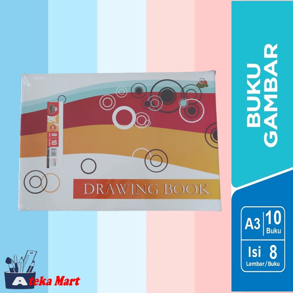 Jual [PAK/10PCS] DODO BUKU GAMBAR A3 | Shopee Indonesia