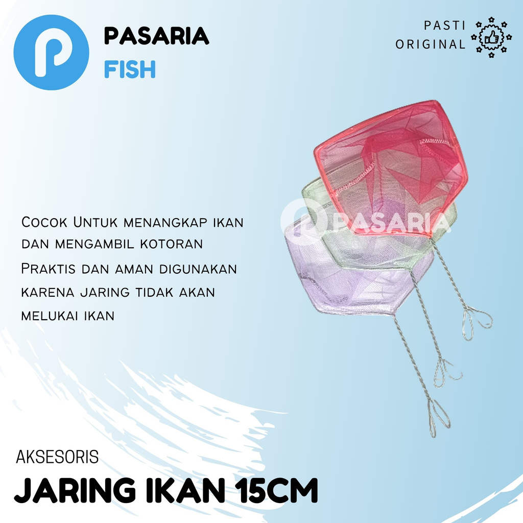Jual SEROKAN 15cm/Serok/Jaring Menangkap/Tangkap Ikan Ukuran 15 cm ...