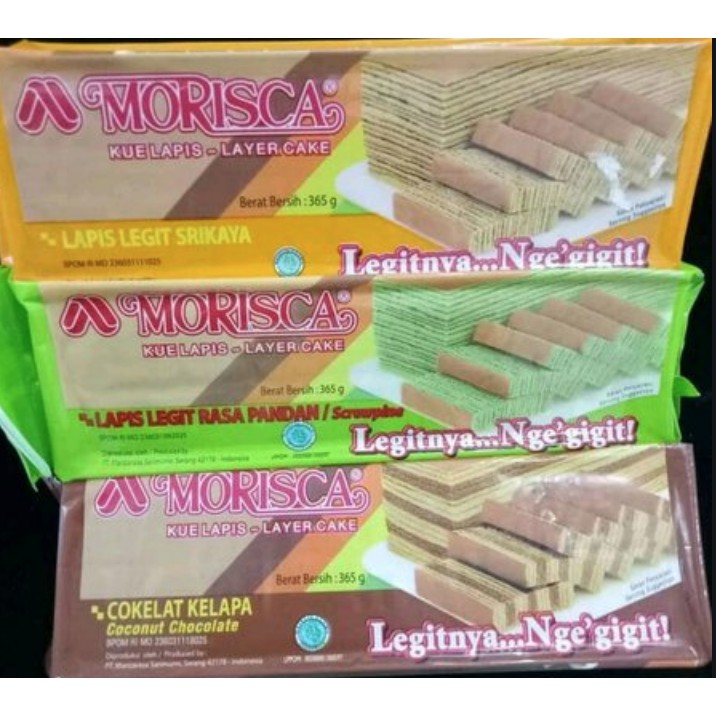 Jual MORISCA LAPIS LEGIT PANDAN / INDONESIAN LAYER CAKE | Shopee Indonesia