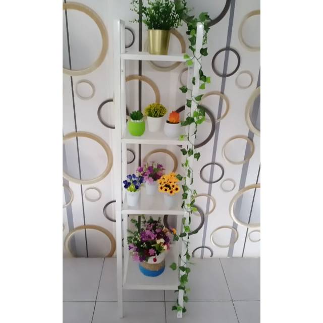 Jual rak tangga besar 4 tingkat estetik | Shopee Indonesia