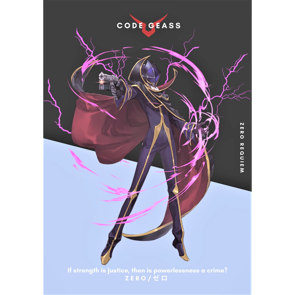 Jual Poster Anime CodeGeass - Code Geass Poster Dinding, Hiasan Dinding ...
