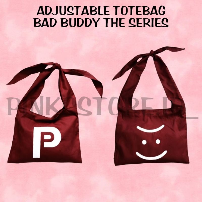 Jual (OPEN REQUEST BOLAK-BALIK) ADJUSTABLE TOTEBAG / TAS BAD BUDDY / BADBUDDY THE SERIES PATPRAN ...