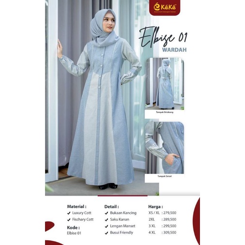 Jual Baju Gamis Keke ELBISE 01 | Shopee Indonesia