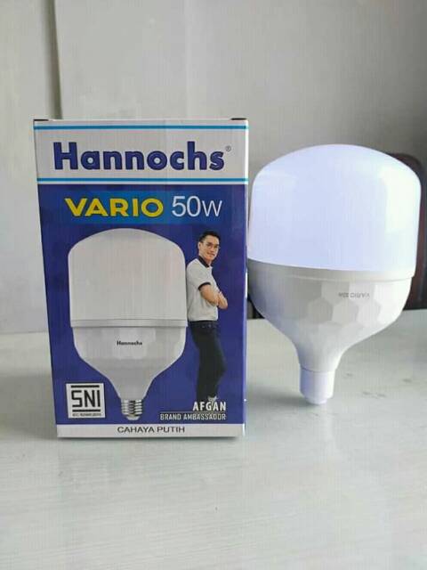 Jual Bohlam Lampu LED Tabung Jumbo 50 Watt Putih HANNOCHS VARIO LED Capsule 5000LM Cool Daylight ...