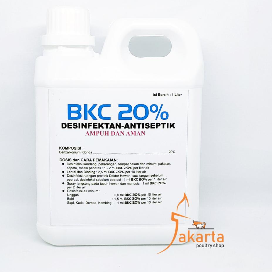 Jual Model Baru BKC 20% - Desinfektan & Antiseptik Aman dan Ampuh ...