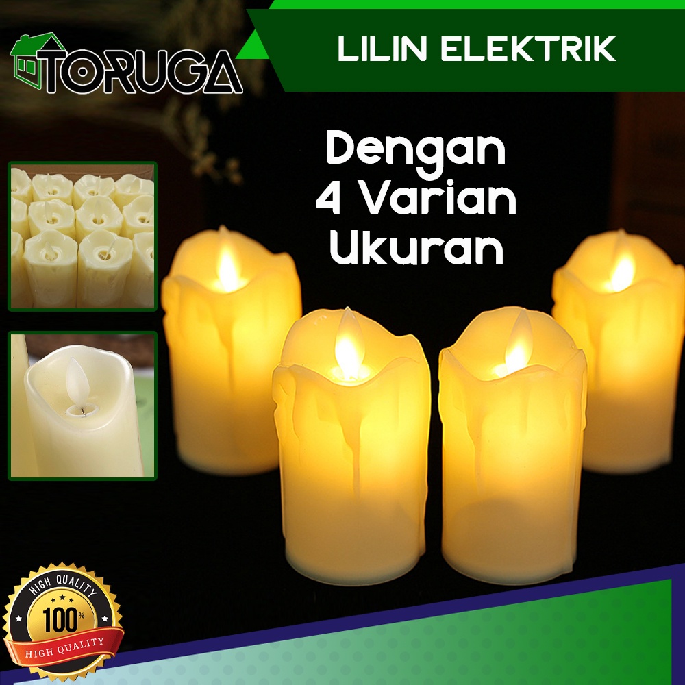 Jual Lilin LED Elektrik Meleleh efek sumbu bergoyang - Lampu Pesta ...