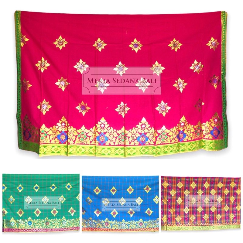 Jual Kamen Prada Metris / Kain Tari Puspanjali Khas Bali | Shopee Indonesia