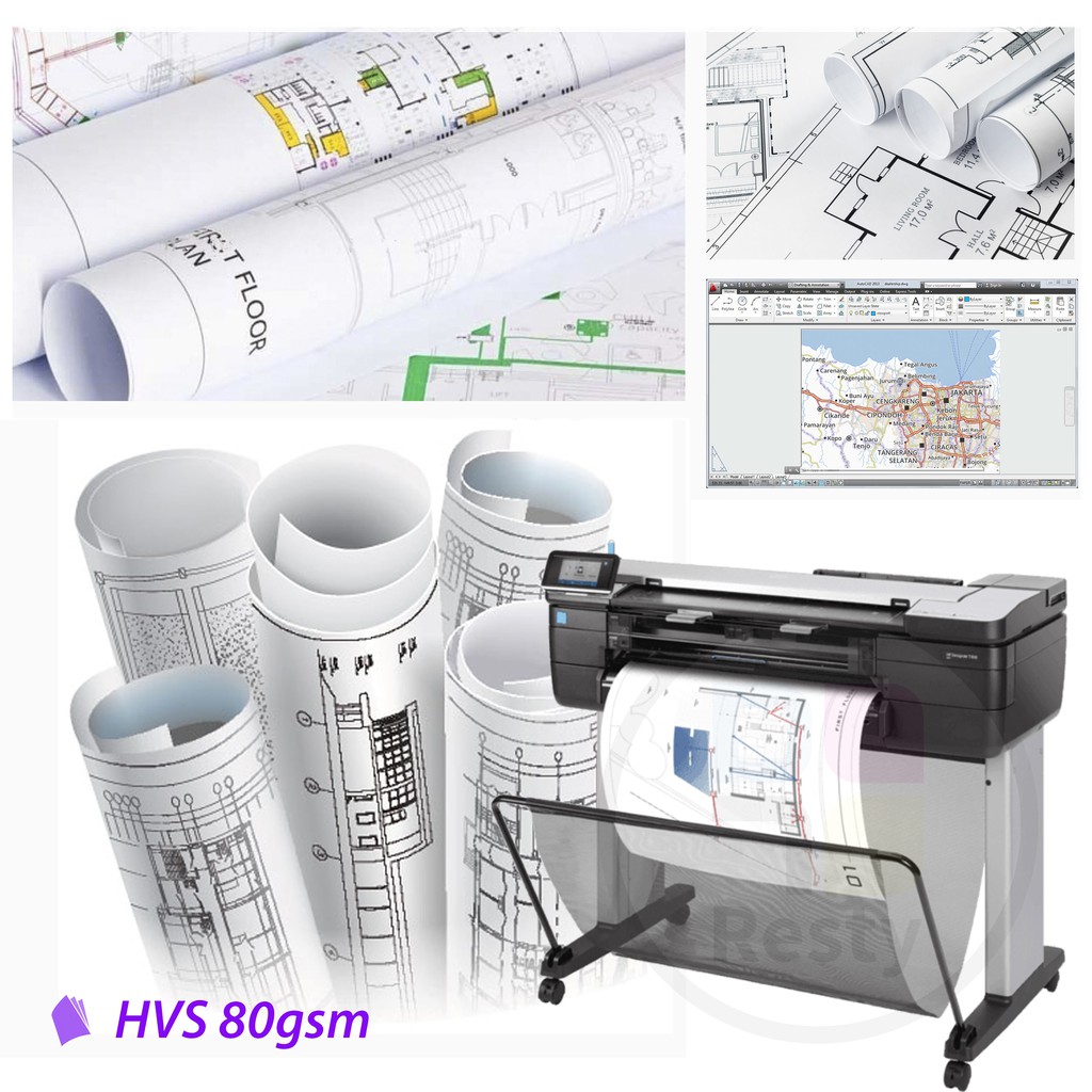 Jual Print / Plotting A2 - A0 HVS 80gsm | Shopee Indonesia