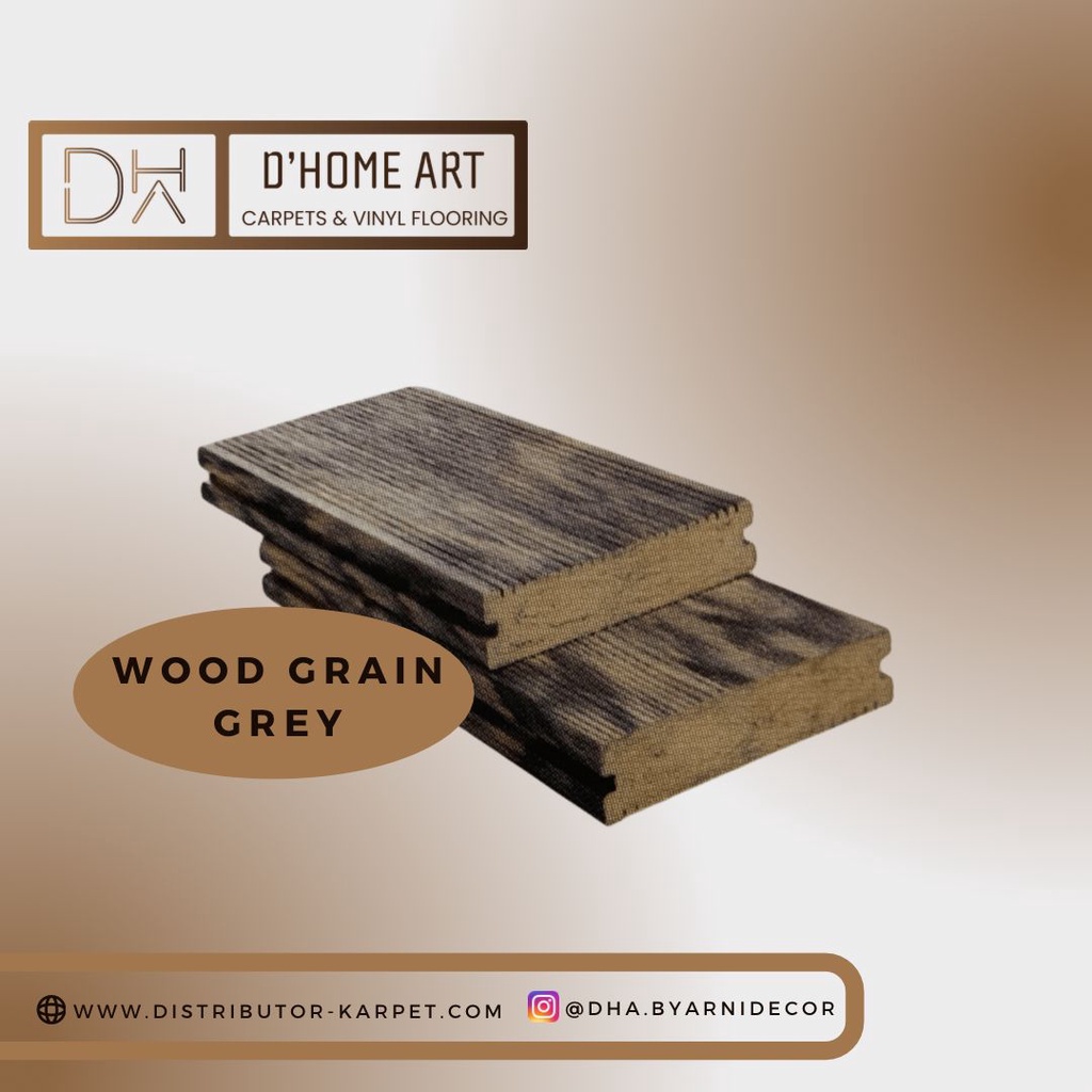 Jual Decking WPC Kayu Asri Wood Grain Grey | Shopee Indonesia