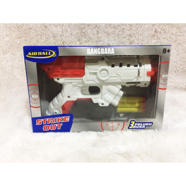Jual Mainan Pistol Nerf Airball Strike Out 59015 | Shopee Indonesia