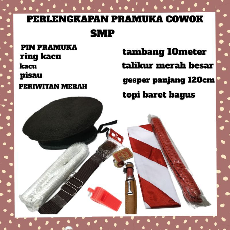 Jual PAKET ATRIBUT PRAMUKA SD/SMP PUTRA PENGGALANG ,SATU SET SUDAH ...