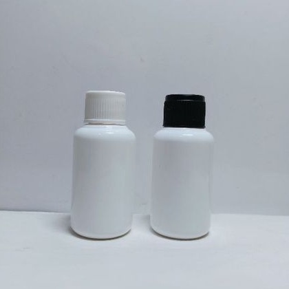 Jual Botol Tubular 60 ML Tutup uril Putih / Botol toner 60ml putih ...