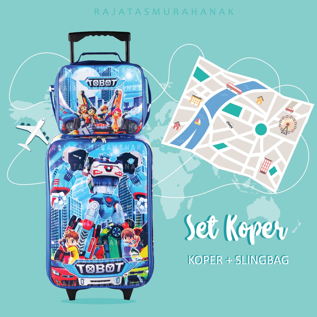 Jual koper Anak - Set Koper &Lunch Bag Anak Bahan Sponge Tahan Air LOL ...