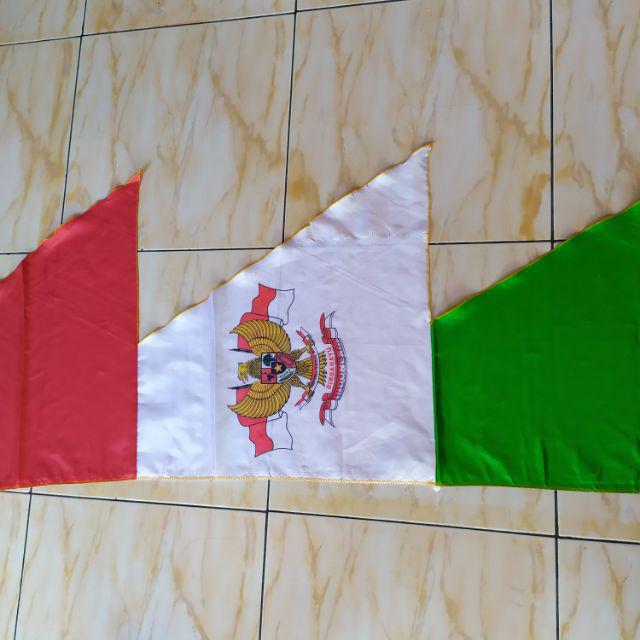 Jual Bendera umbul-umbul JUMBO zigzag 5 Meter warna/umbul2 merah putih/ bendera garuda | Shopee ...