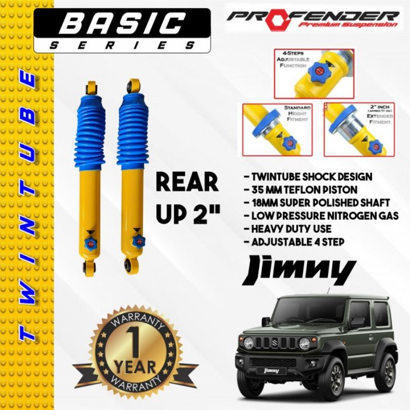 Jual PROFENDER Shock Offroad Adjustable Suzuki Jimny 2019+ Belakang Up ...