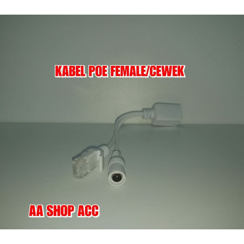 Jual Promo Kabel Poe Injector Female Cable Poe Cewek Bagian Bawah ...