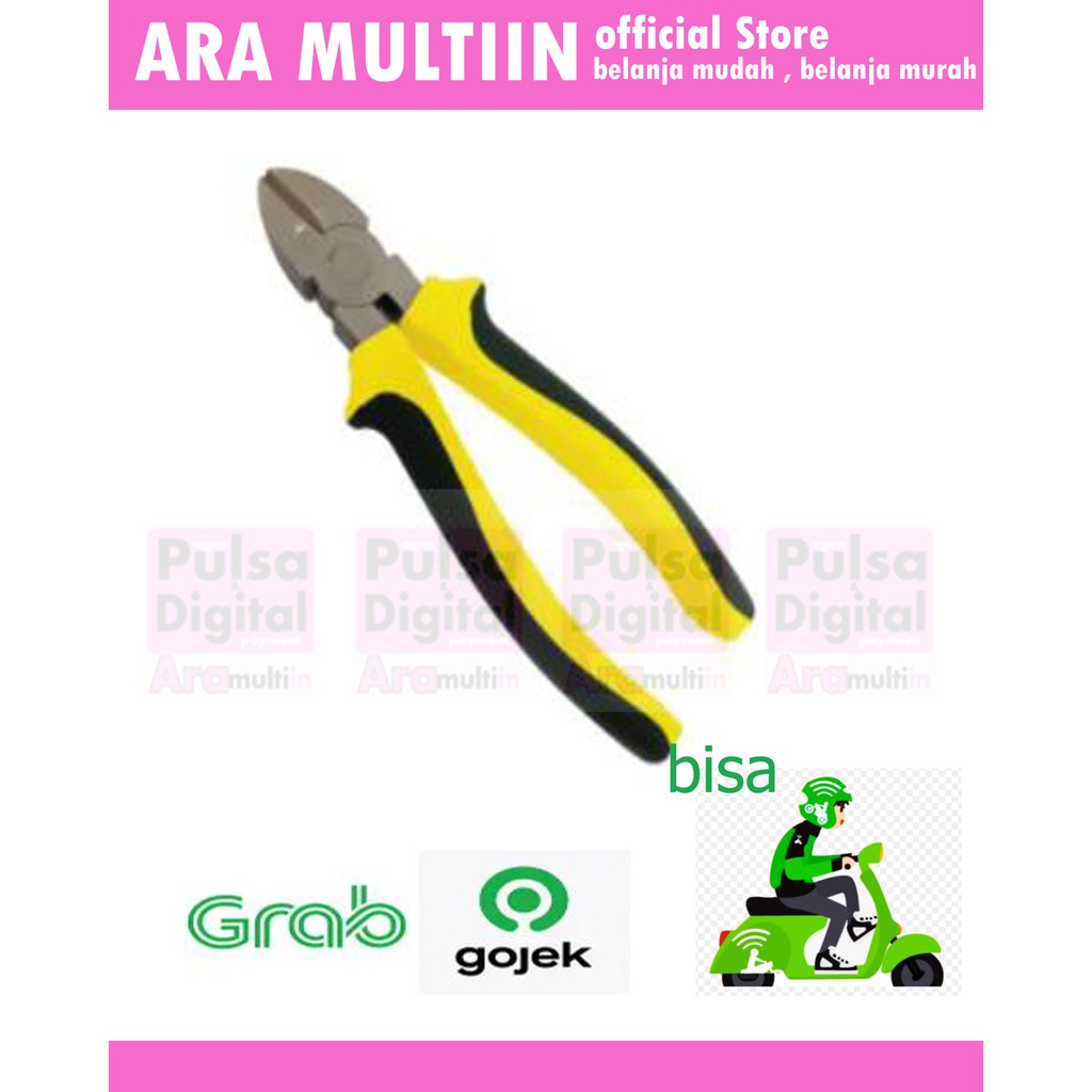 Jual Krisbow Tang Potong Diagonal 15 Cm - Kuning | Shopee Indonesia