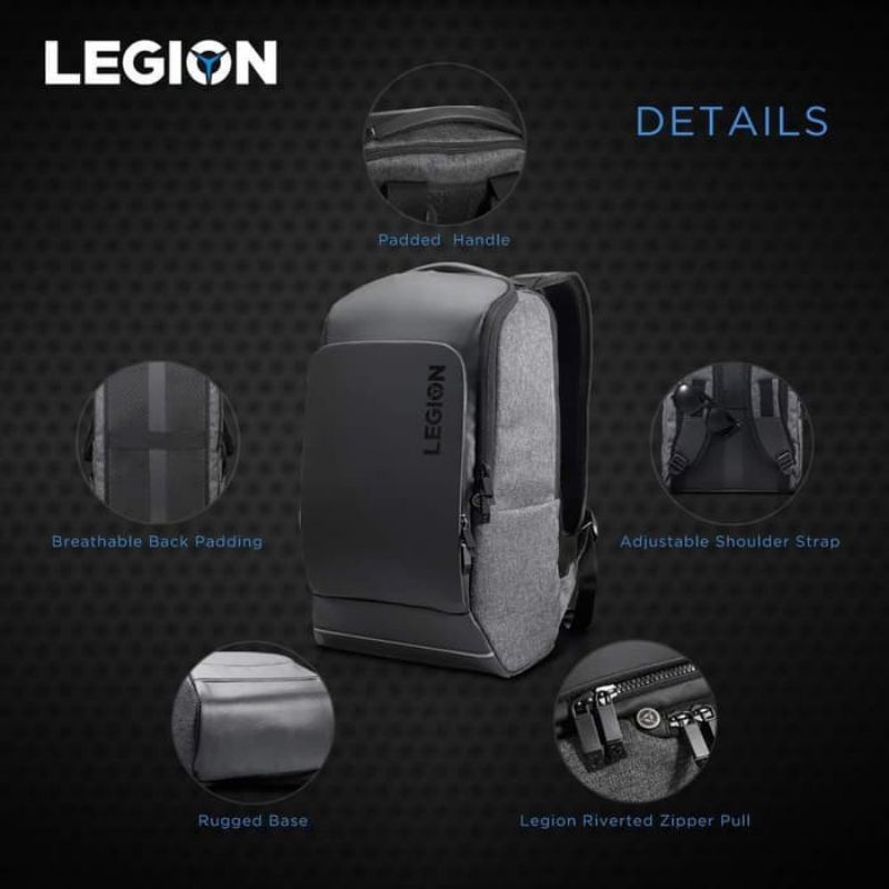 Jual TAS LENOVO LEGION RECON BAGPACK GAMING 15.6" | Shopee Indonesia