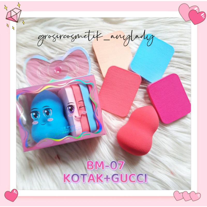 Jual SPON BEDAK+ SPONGE BEAUTY BLENDER KEMASAN MIKA LUCU SPONS LENGKAP ...
