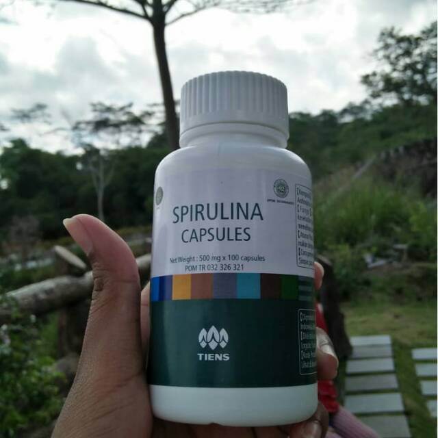 Jual Spirulina Tiens isi 100 kapsul botol segel | Shopee Indonesia