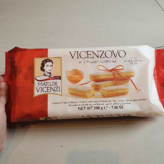 Jual VICENZOVO Biskuit IMPORT ITALIA Lady Finger 200gr ( NEW PRODUCT ...