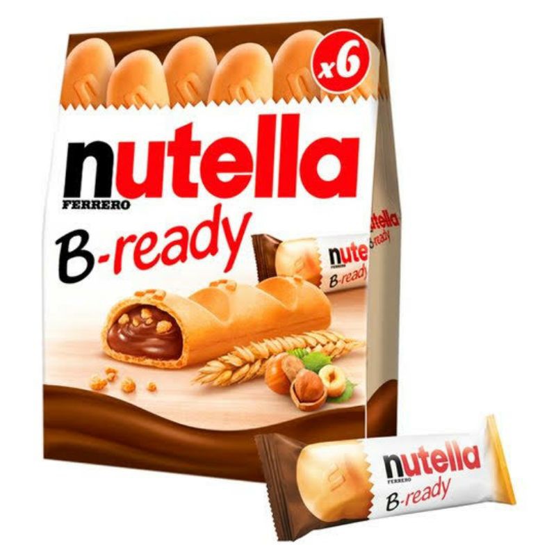 Jual NUTELLA B-ready Isi 6 Pcs Bready Ferrero | Shopee Indonesia Jual NUTELLA B-ready Isi 6 Pcs Bready Ferrero | Shopee Indonesia