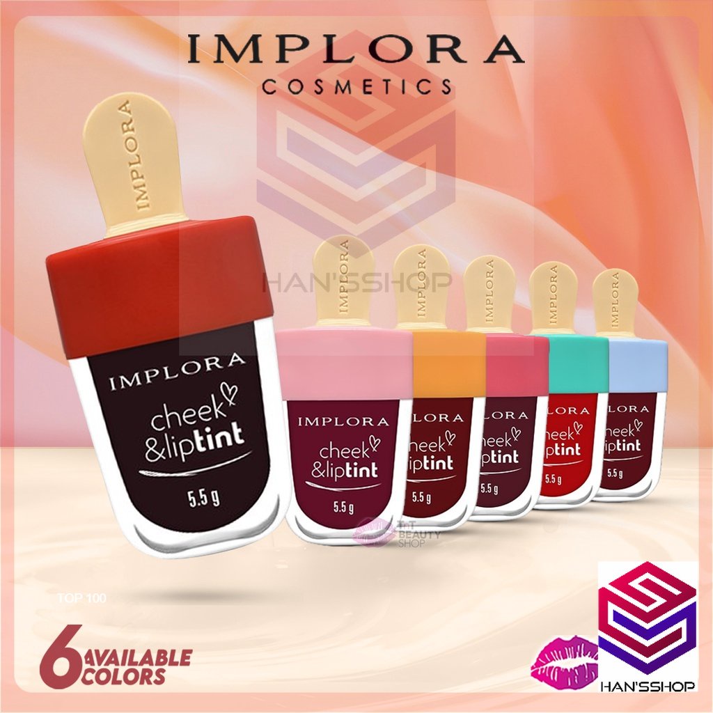 Jual IMPLORA Cheek & Liptint | Impora Cheek & Lip Tint Liptin | Shopee ...