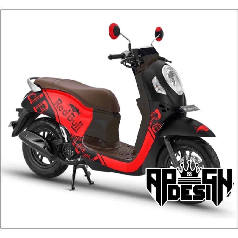 Jual Decal scoopy full body Full Blok Decal Scopy Dekal New Fi skopi karbu 2010 2011 2012 2013 ...