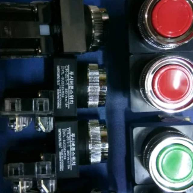 Jual Push Button / Push Switch Tipe CR-251-1 merk Hanyoung Nux | Shopee ...