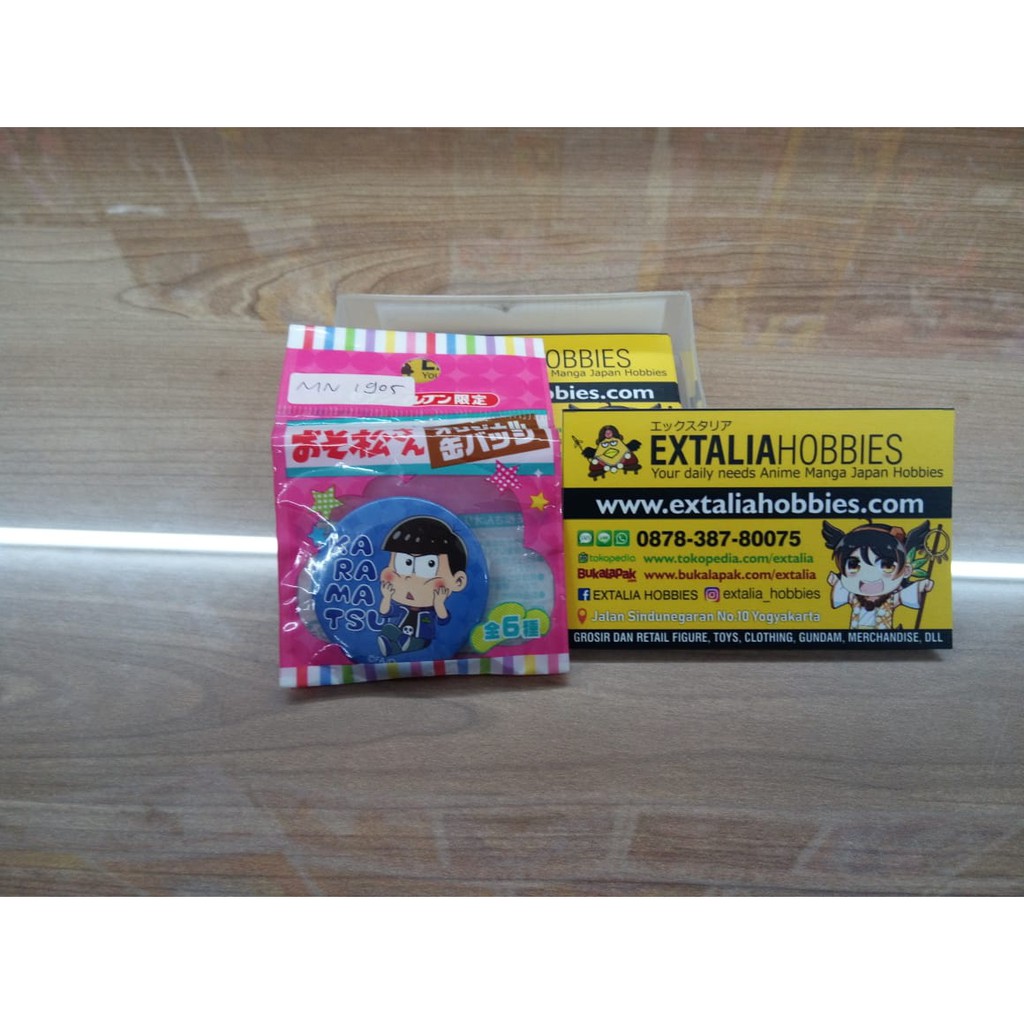 Jual PIN KARAMATSU FACE BIRU - ORIGINAL [MN73] | Shopee Indonesia
