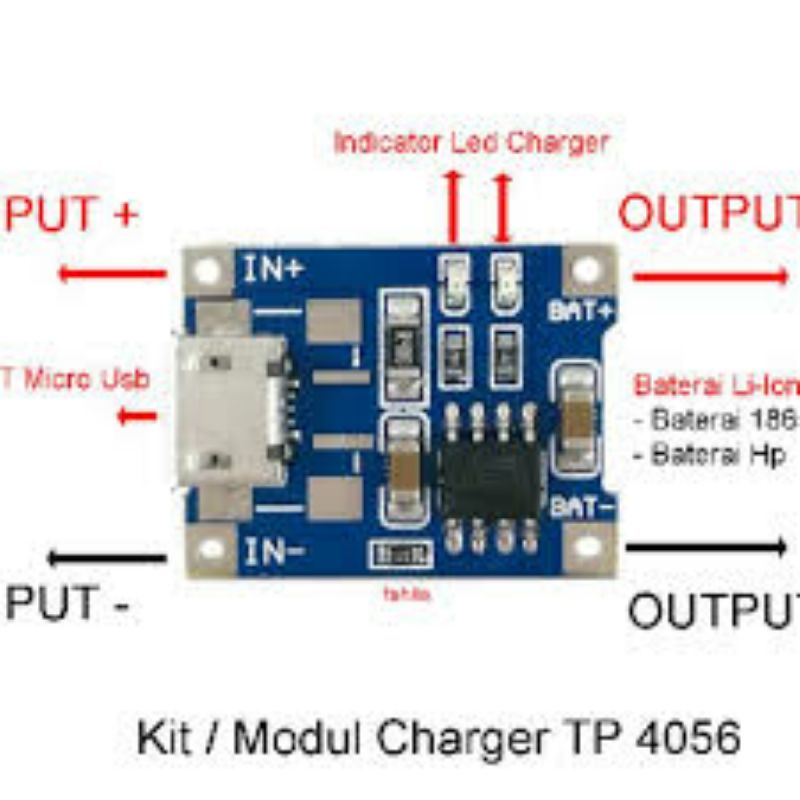 Jual modul charger micro USB TP4056 | Shopee Indonesia