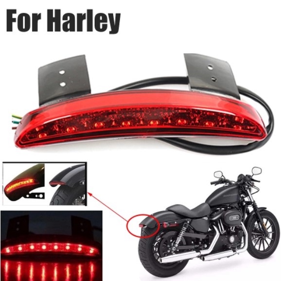 Jual Lampu Led Stop Rem Belakang Motor Harley Davidson Sportster Dyna ...