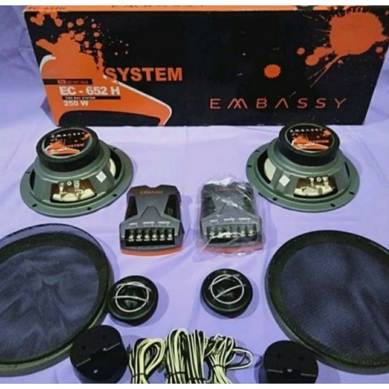 Jual Speaker high end Component Embassy EC-652 H | Shopee Indonesia