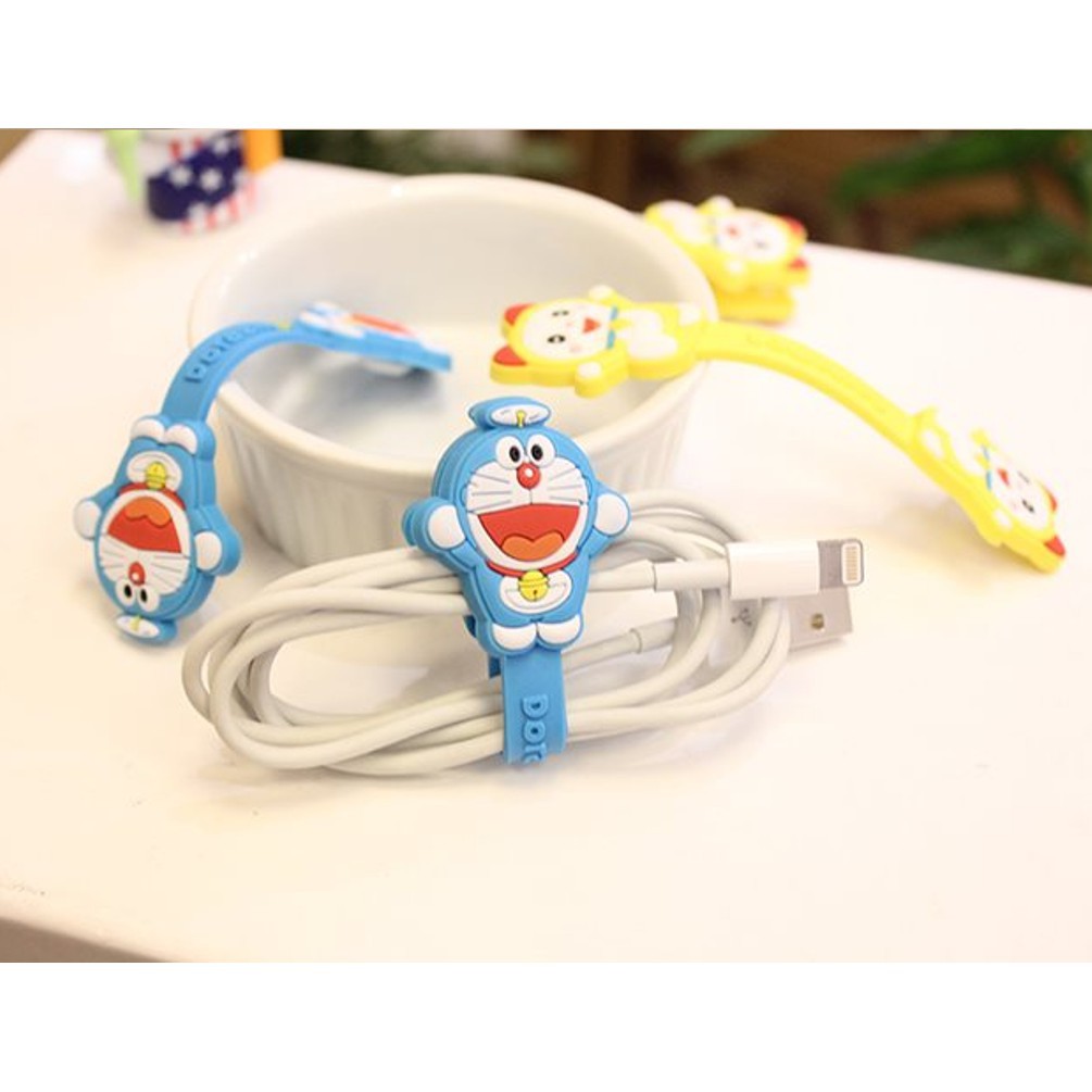 Jual PREMIUM DORAEMON Cord Holder/ Klip Kabel/ Pengikat Kabel/ Cable ...