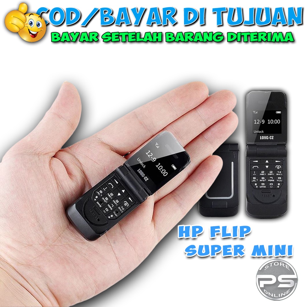 Jual HP Long CZ J9 Mini Flip Phone - HP Lipat Terkecil di dunia - Super ...