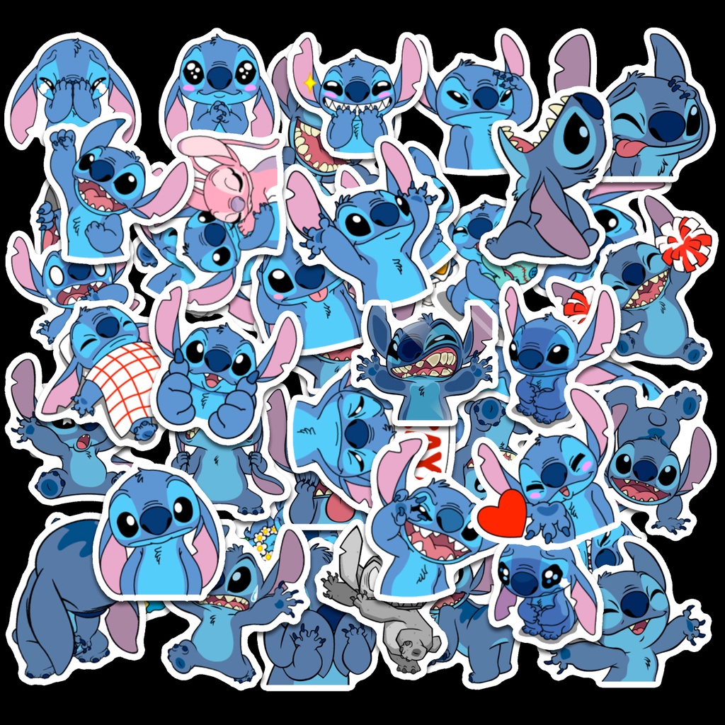 Jual 50 PSC STICKER STITCH UNTUK HP LAPTOP TUMBLER SEPEDA NOTE BOOK DLL ...