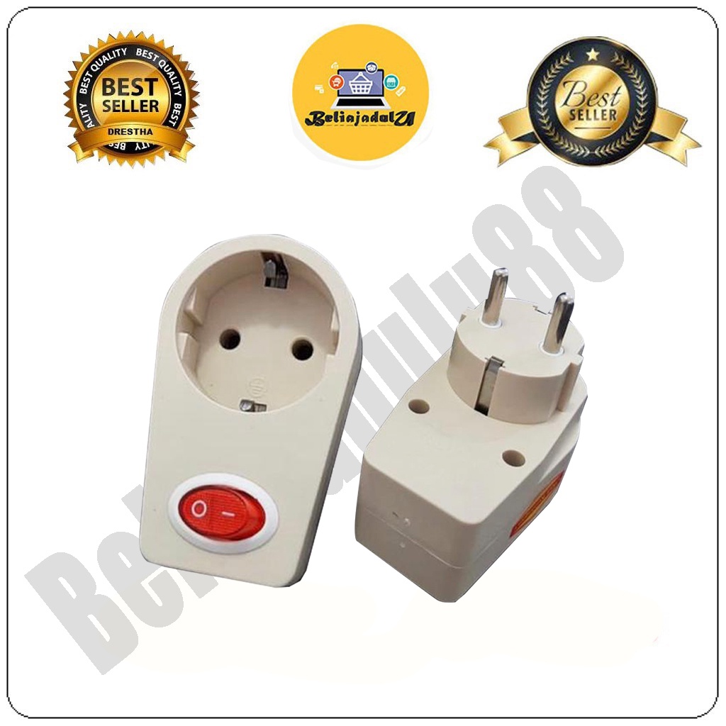 Jual Beliajadulu88 steker colokan Plug Adaptor plus Switch Colokan ...